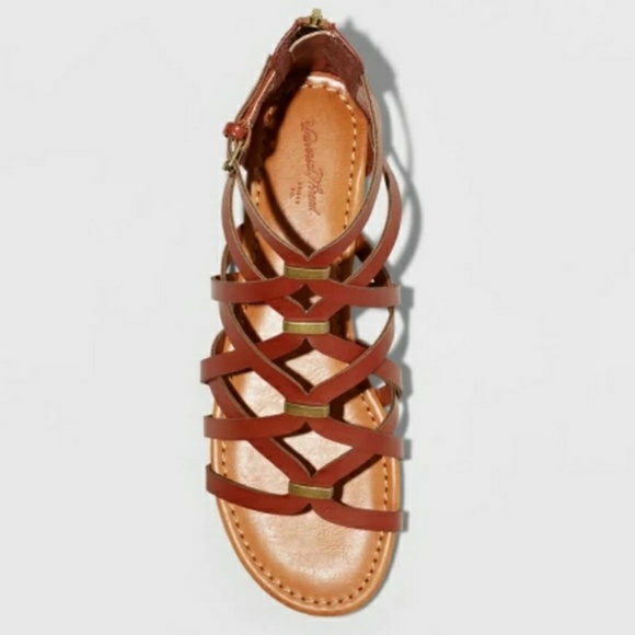 Universal Thread | Shoes | Universal Thread Brown Kerri Gladiator ...